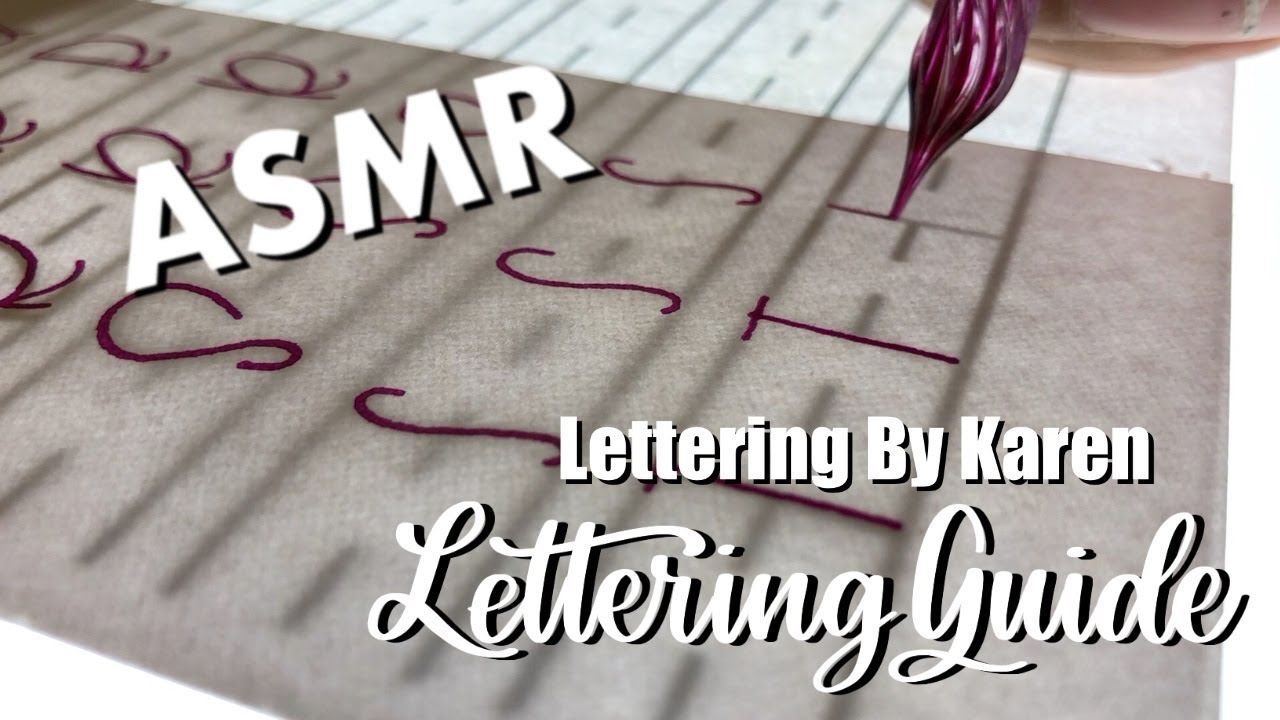 Lettering Worksheets in ASMR - I Shot The Serif Page 3 (Lettering By ...