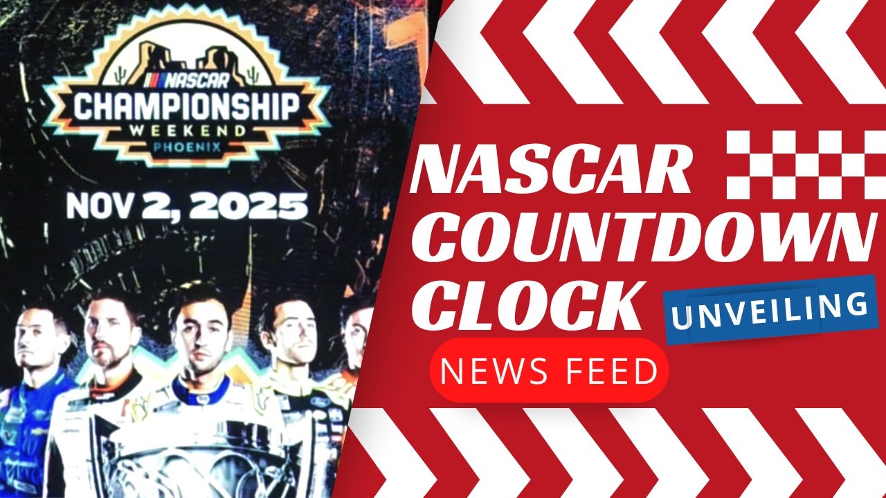 NASCAR Countdown Clock Unveiling | News Feed - YouTube