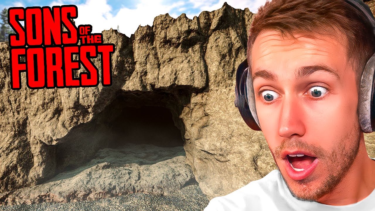 EXPLORING OUR FIRST CAVE IN SONS OF THE FOREST - YouTube
