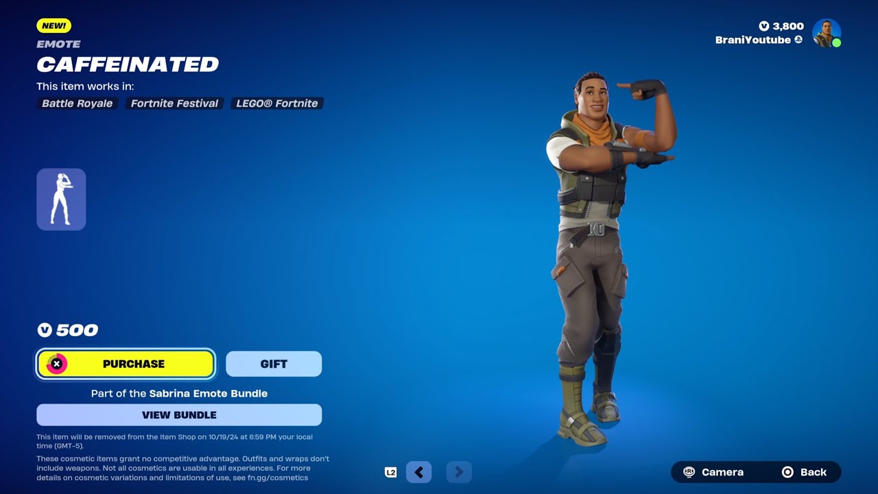 Caffeinated | Fortnite Emote - YouTube