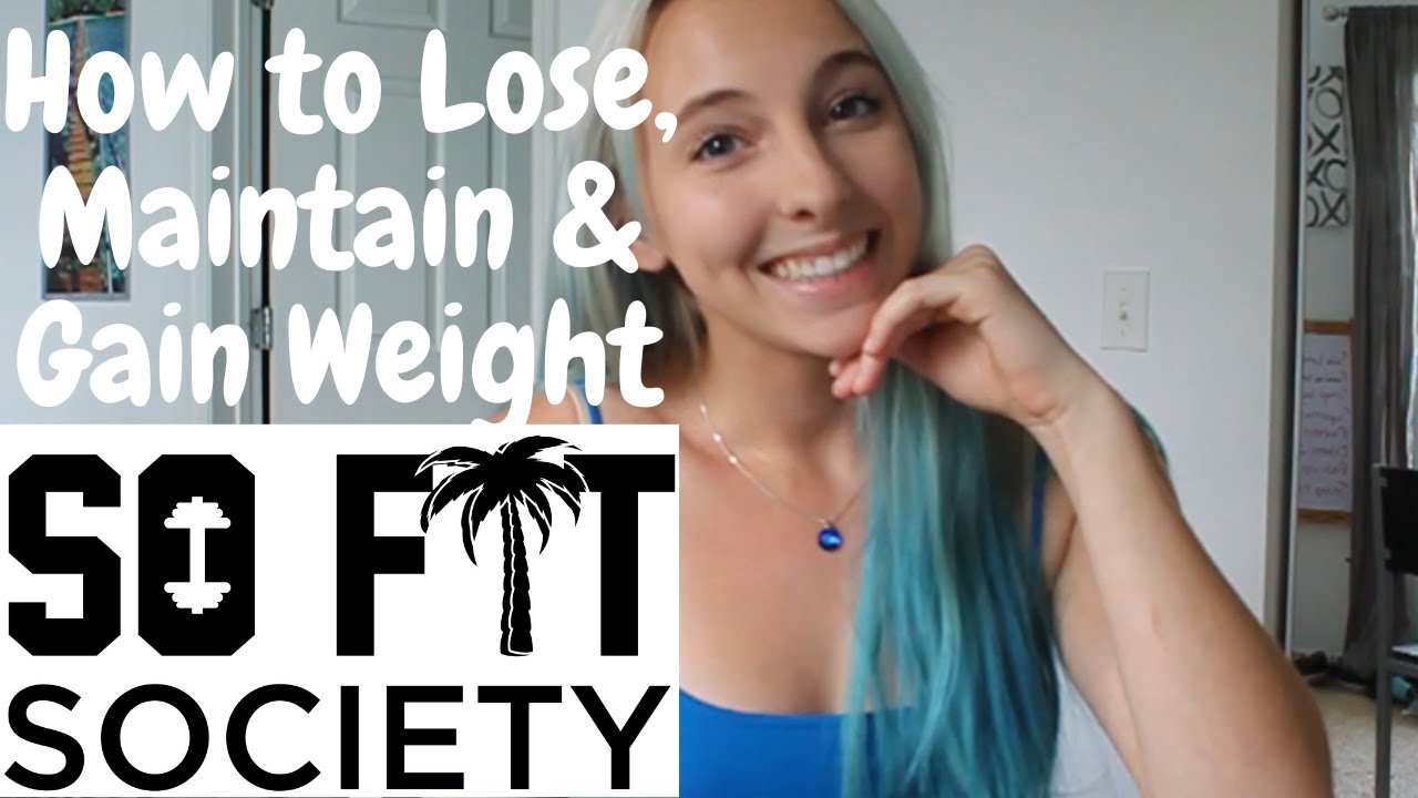 How to Lose/Maintain/Gain Weight! The Basics - YouTube