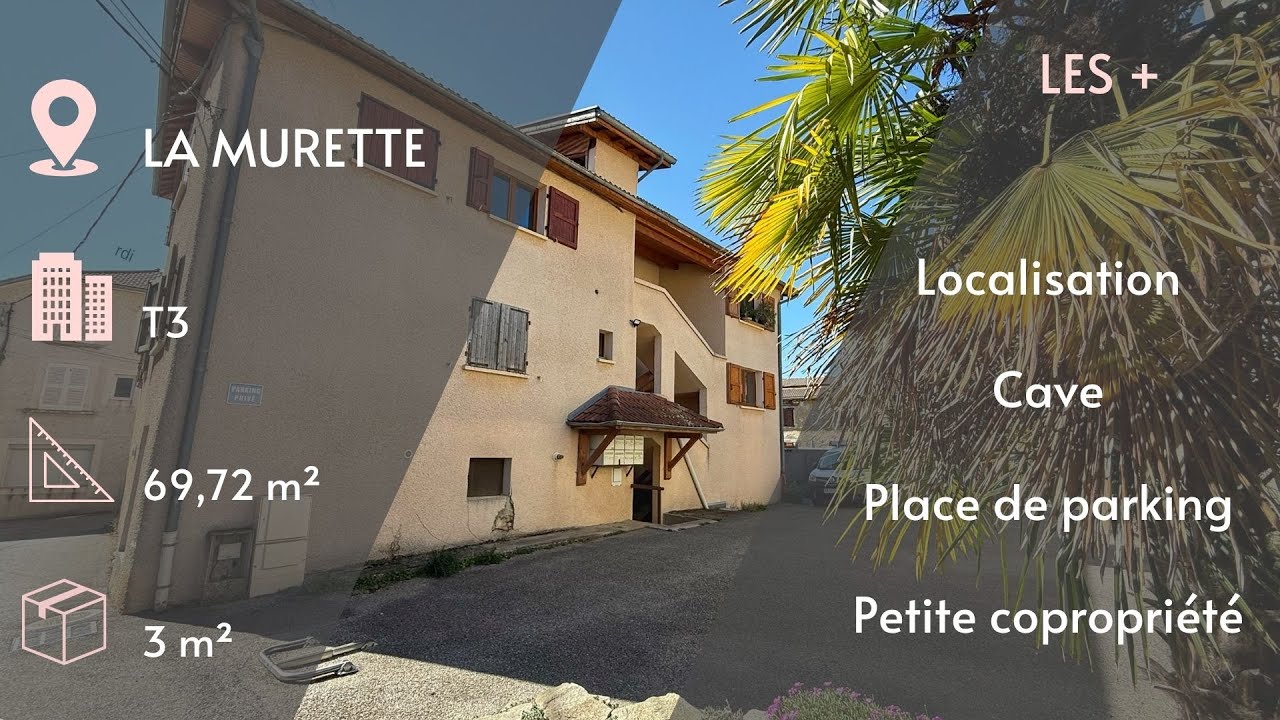 LA MURETTE, T3 - 70 m² avec cave - YouTube