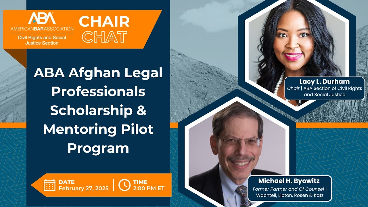 Chair Chat : Michael H. Byowitz and Lacy Durham - YouTube