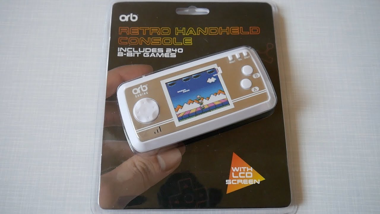 Orb Gaming Retro Handheld V2 / 240 Games / 8 Bit / 17 Euro 👾 Lohnt sich ...