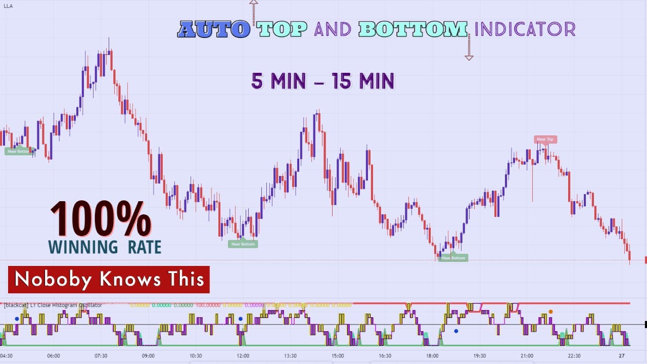 Auto Top and Bottom Tradingview Indicator For Scalping | how to use Top ...