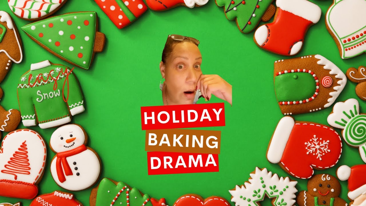 A baking disaster but still a beautiful cake! HAPPY HOLIDAY! - YouTube