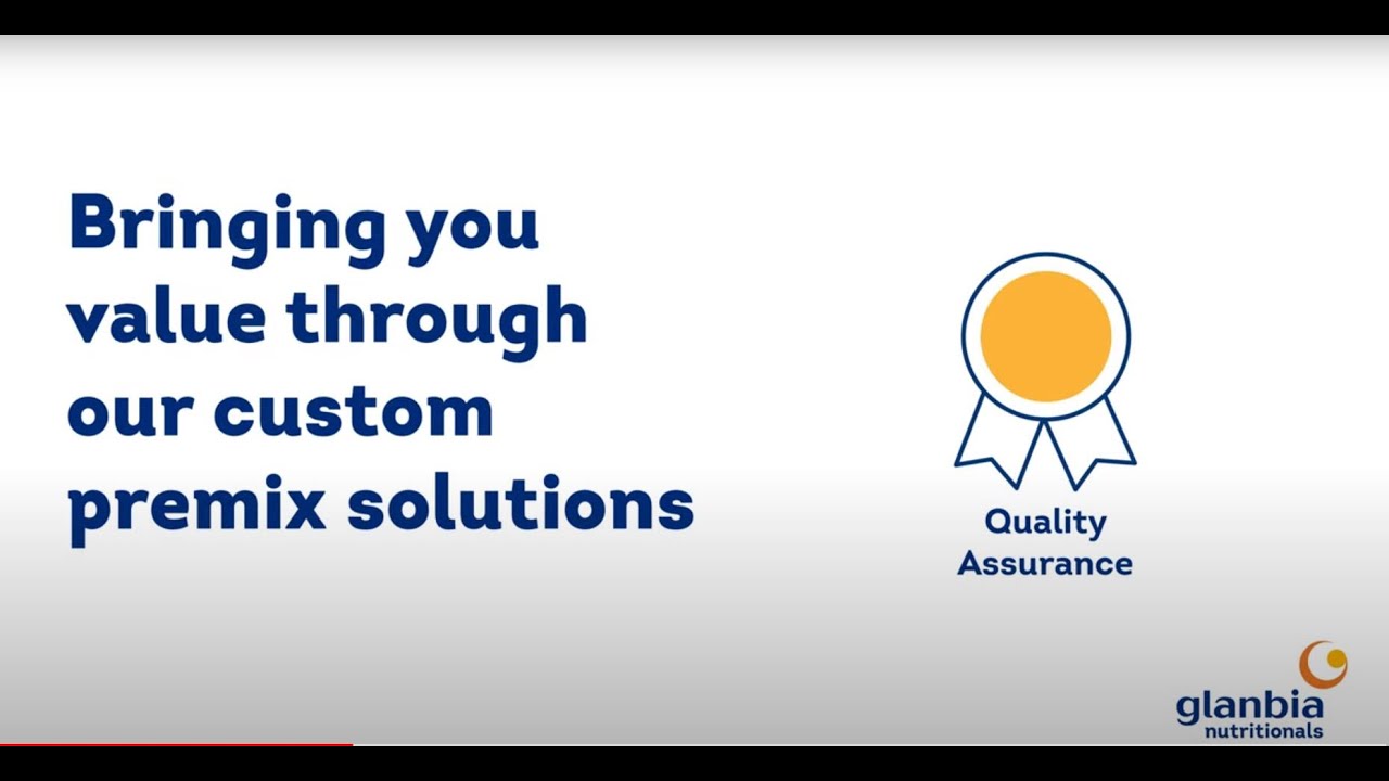 Custom Premix Solutions Value Series #5 – Quality Assurance - YouTube