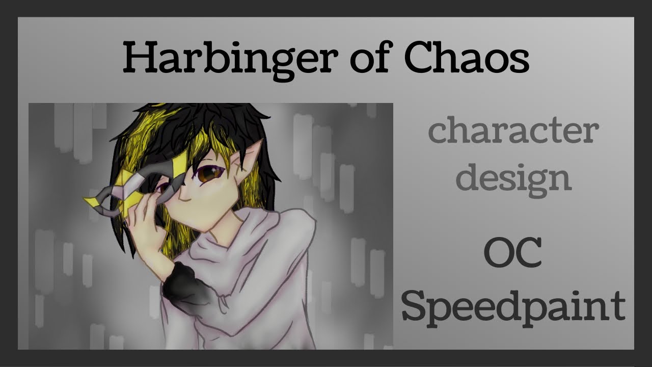 [character design] chaos [oc speedpaint[ - YouTube