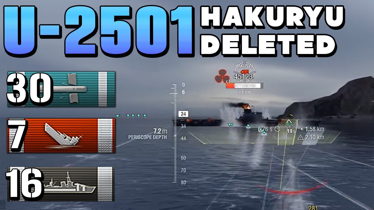 U-2501: Damage Record (for now) - YouTube