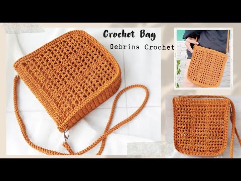 Tutorial Tas Rajut Kekinian - Super Easy Crochet Bag Tutorial For ...