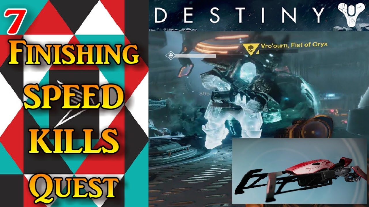 DESTINY SRL 2016: Finishing Speed Kills Quest - YouTube