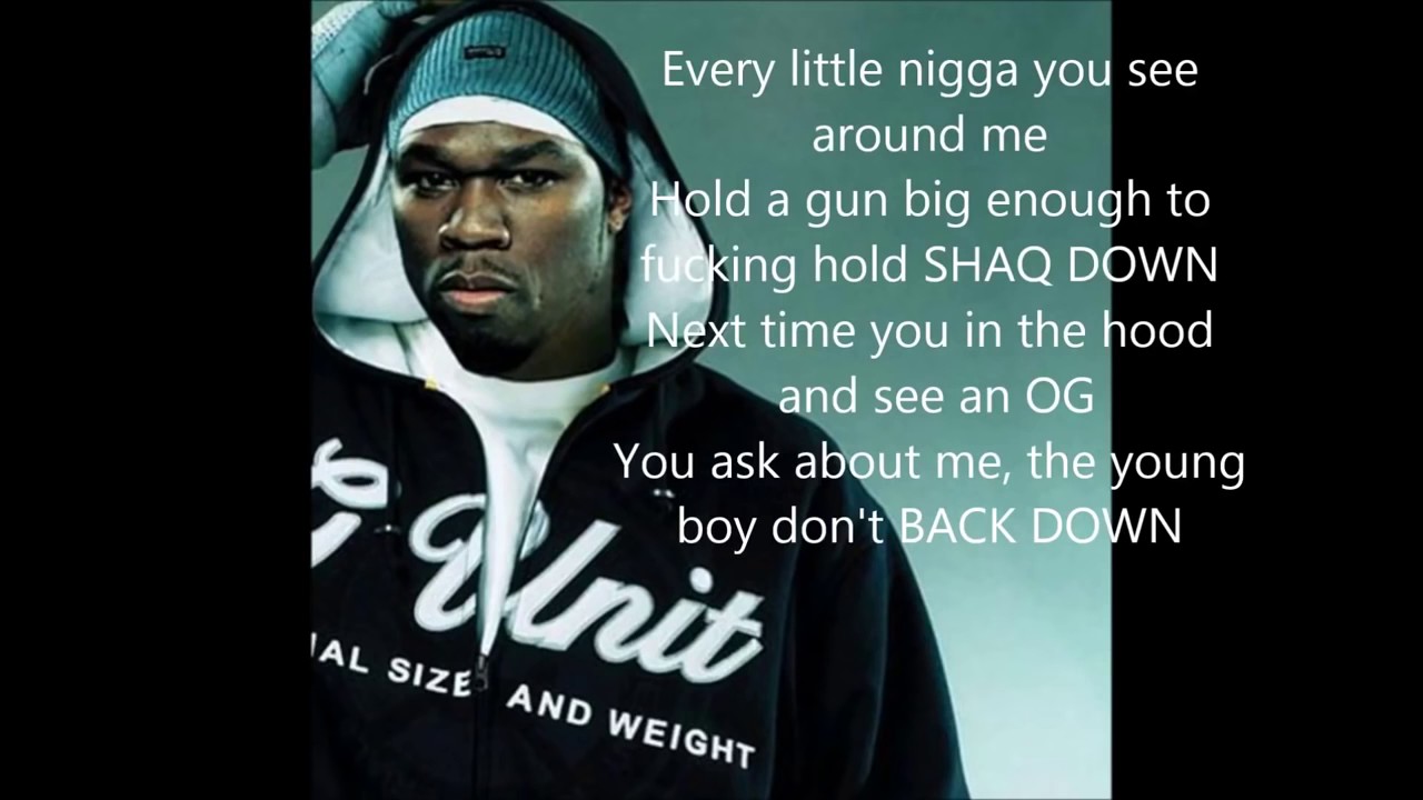 50 Cent - Back Down (Lyrics) - YouTube
