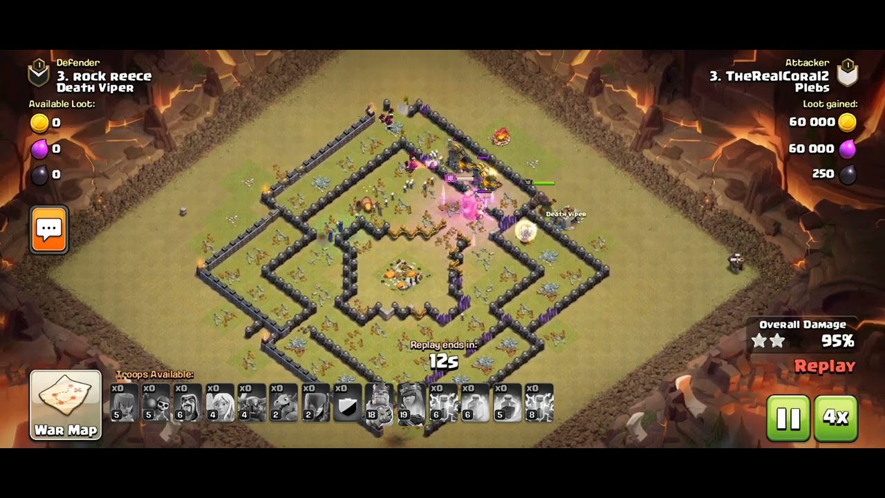 CoC attacks!! - YouTube