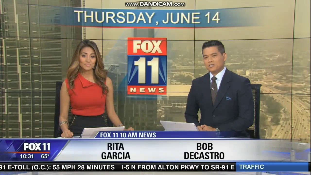 KTTV Fox 11 News at 10am open June 14, 2018 - YouTube