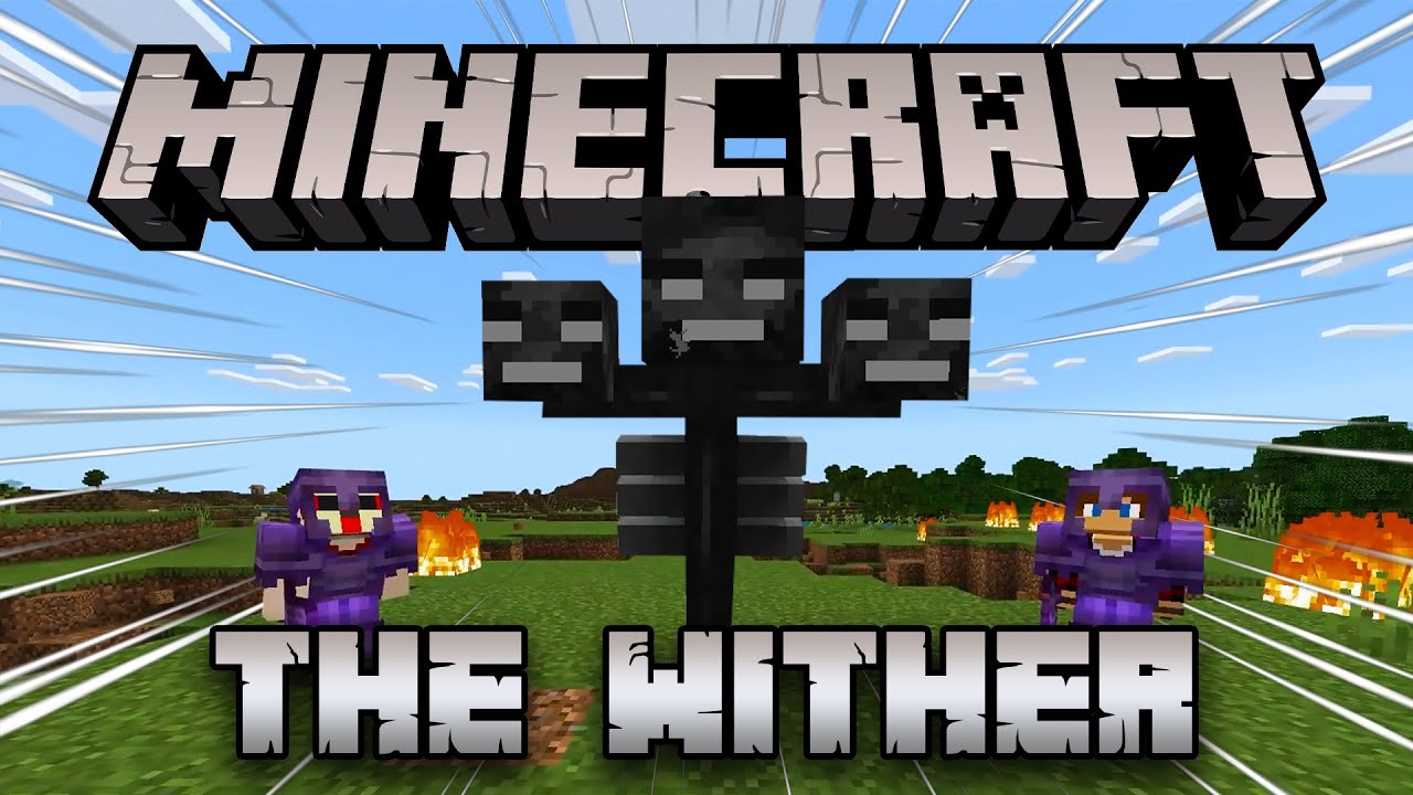 FIGHTING THE WITHER FOR THE FIRST TIME!! l Minecraft Funny Moments ...