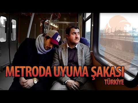 Metroda Uyuma Şakası Türkiye - Hayrettin