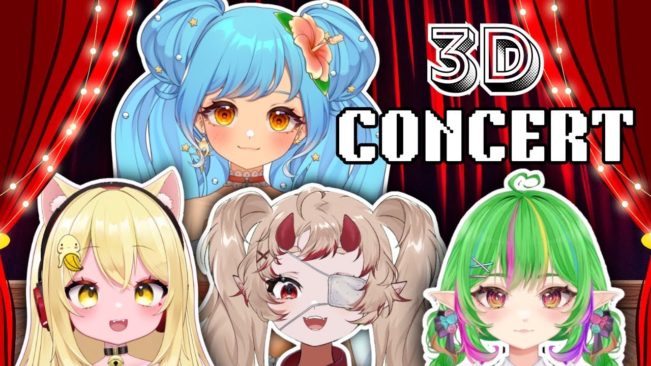 LIVE 3D VIRTUAL IDOL CONCERT! -PART 2- (Special Announcement) - YouTube