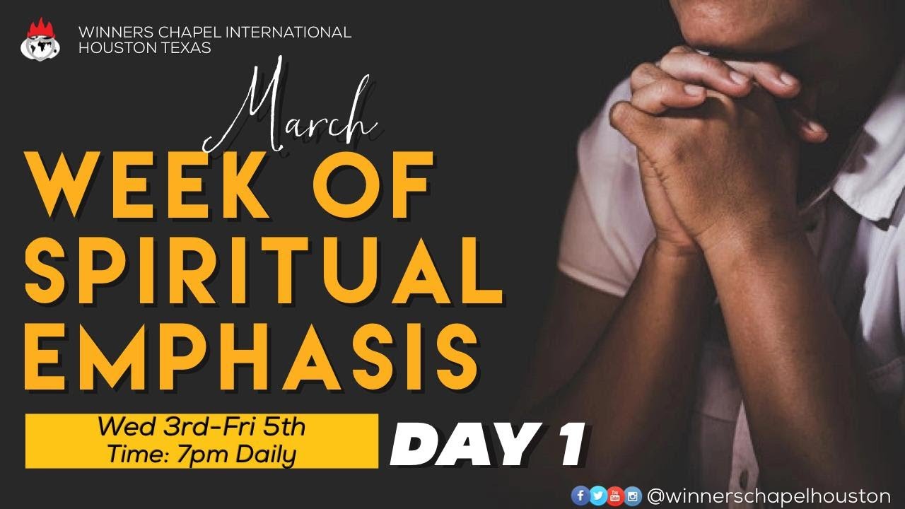 WCI HOUSTON || DAY 3 SPIRITUAL WEEK OF EMPHASIS || 08-06-2021 - YouTube
