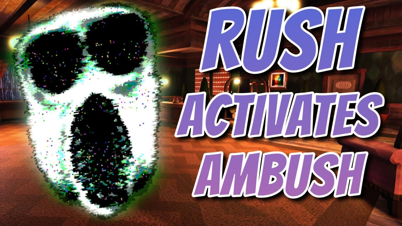 Ambush Gets TRIGGERED BY RUSH [Roblox Doors] - YouTube