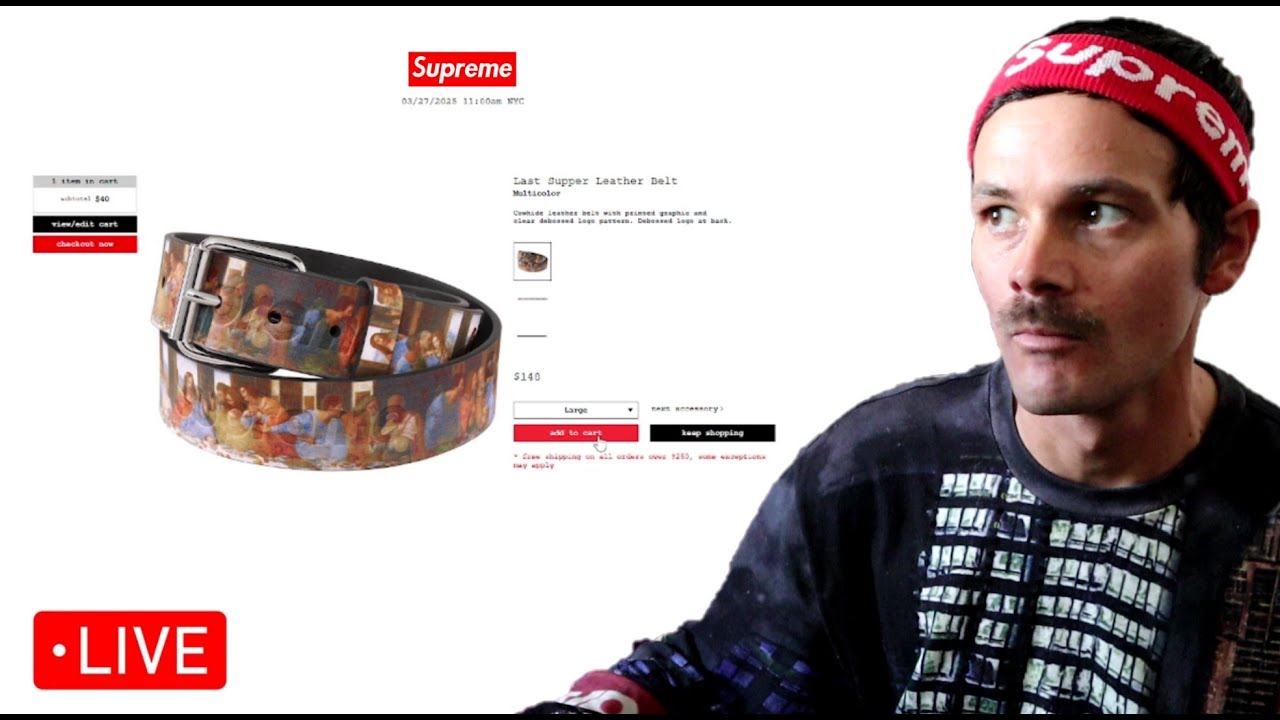 SUPREME X LAST SUPPER LIVE COP - (DOUBLE CARTING & FUMBLING!!!) #ss25 ...