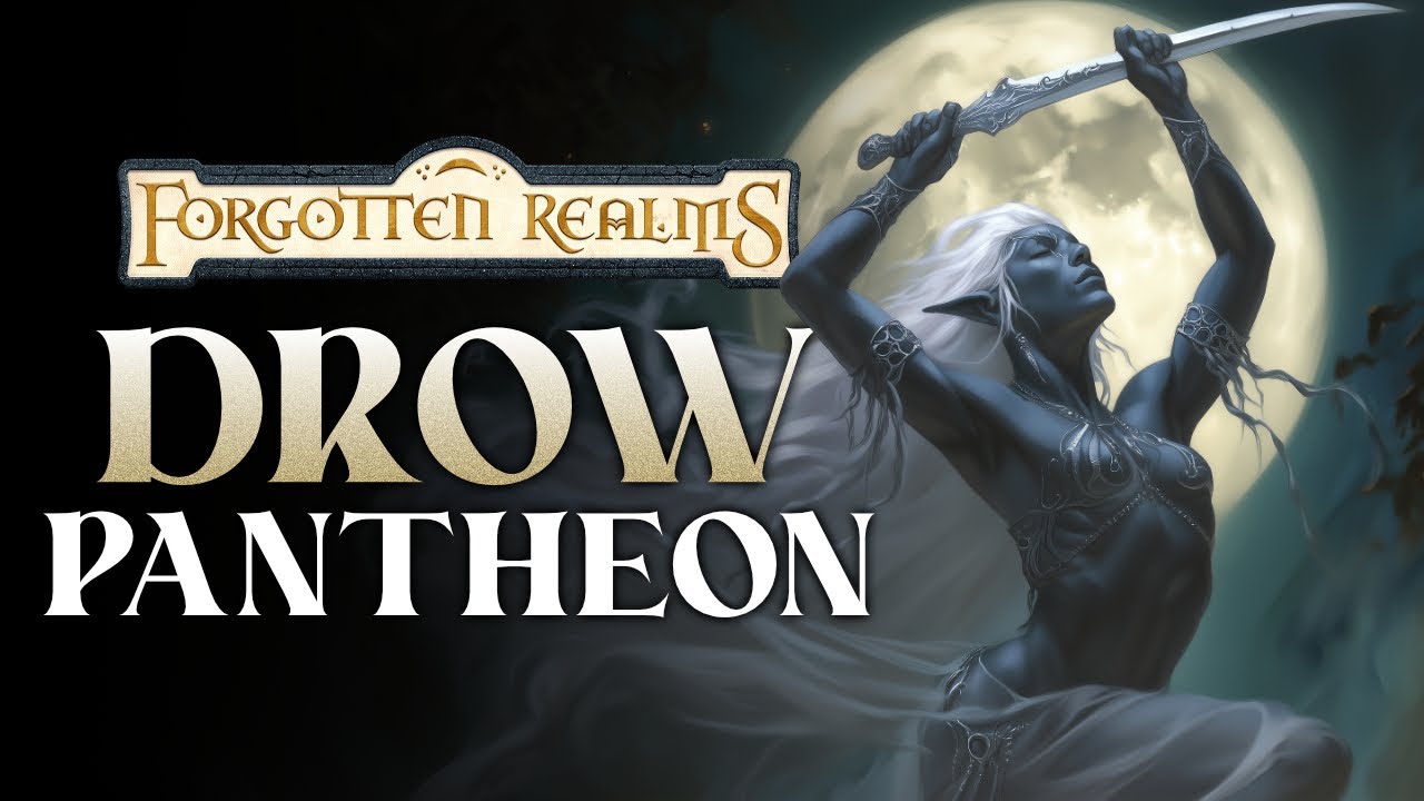 The Dark Seldarine, Gods of the Drow | Forgotten Realms Lore - YouTube