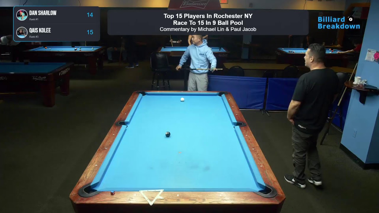 #1 Dan Sharlow VS #3 Qais Kolee 15 Players In Rochester NY In One ...