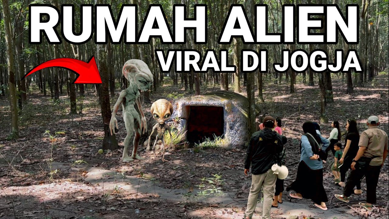 VIRAL..! RUMAH ALIEN LAGI VIRAL DI JOGJAKARTA - YouTube