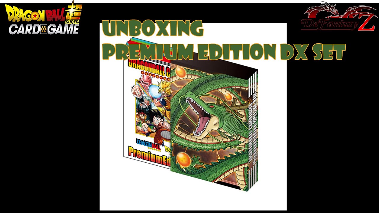 Unboxing DragonBall Carddass Premium Edition DX Set by Defantasy Z ...