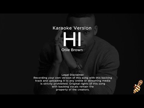 Otile Brown - Hi (Karaoke Version)