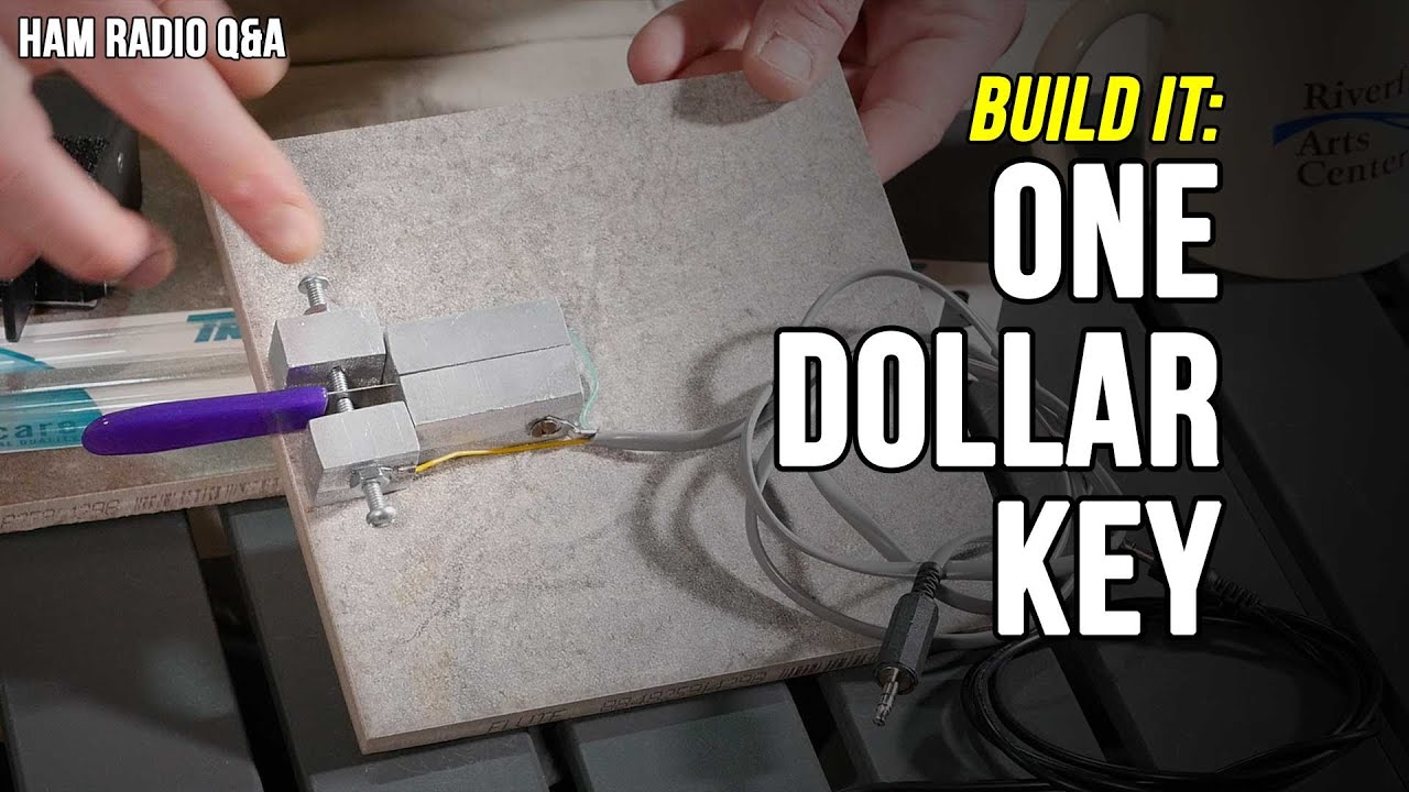 Build it: One dollar morse code key #HamradioQA - YouTube