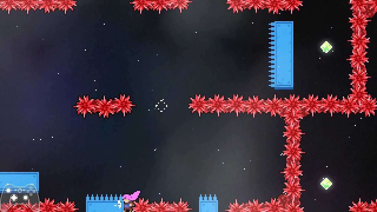 Squeezing Between An Alternating Platform & Sharp Spikes | Celeste Part ...