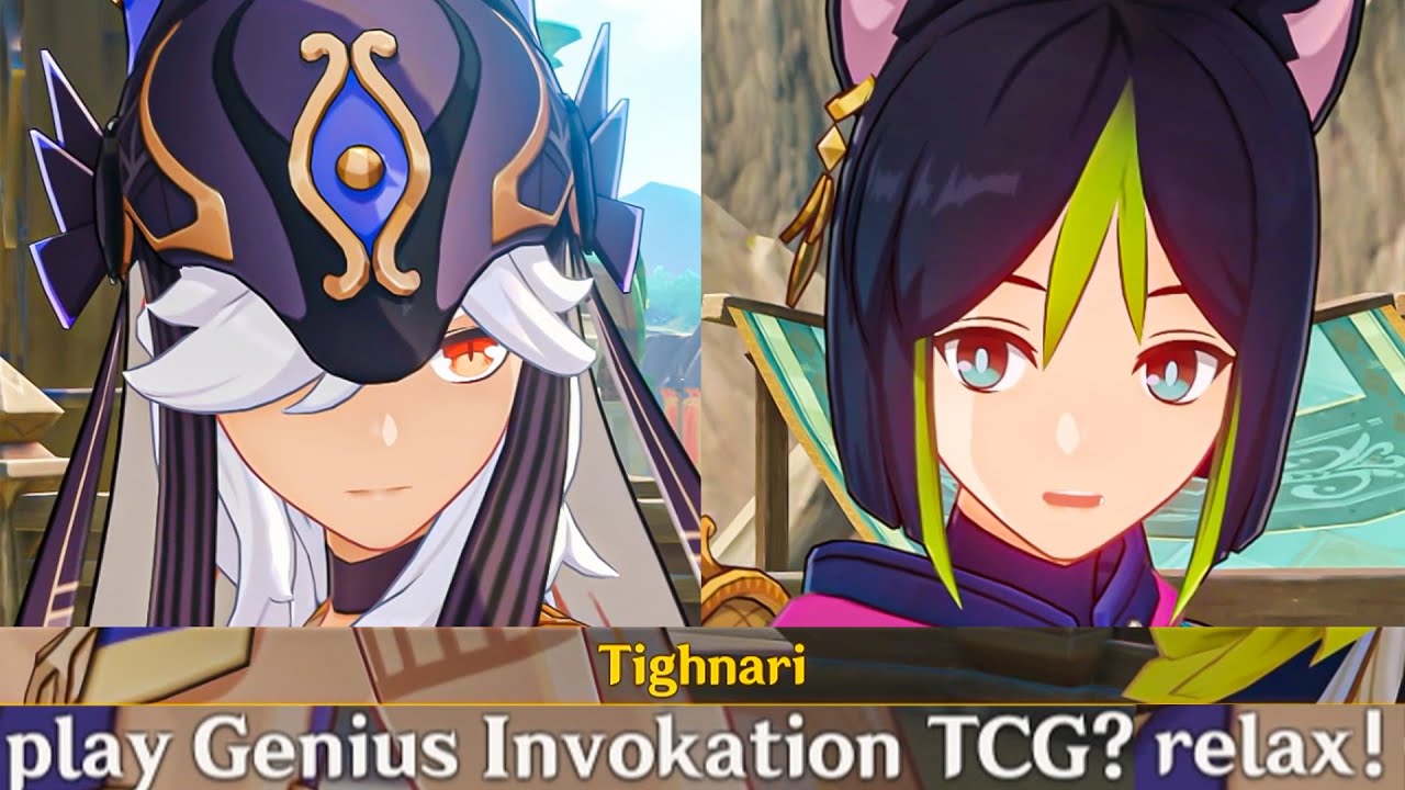 Cyno Meets Tighnari Cutscene Genshin Impact Youtube