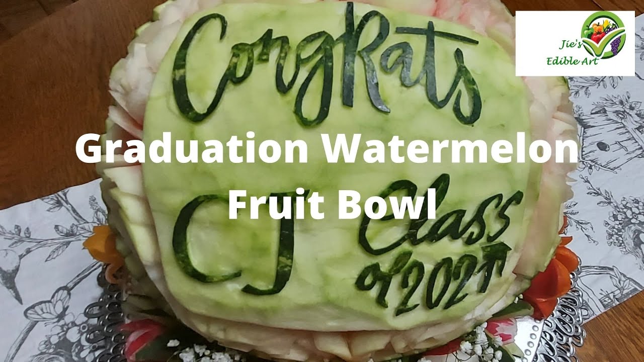 Ideas how to make Watermelon Graduation. #artwork #edibleart# ...
