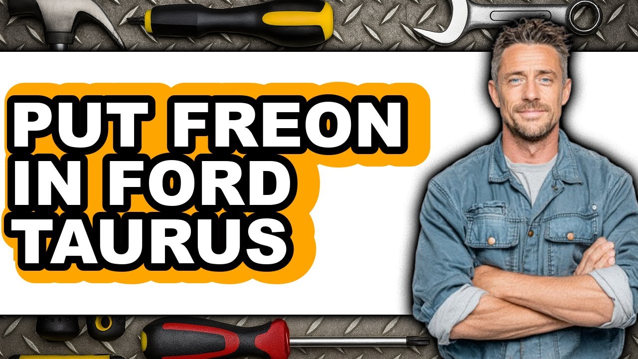 How to Put Freon in Ford Taurus (Full Guide) - YouTube
