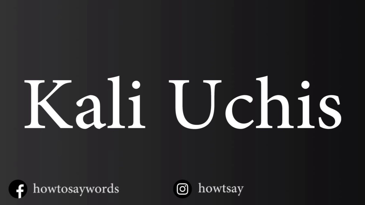 How To Pronounce Kali Uchis - YouTube