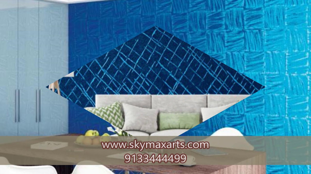 Royal play textured wall painting in Hyderabad By SKY MAX ARTS - YouTube
