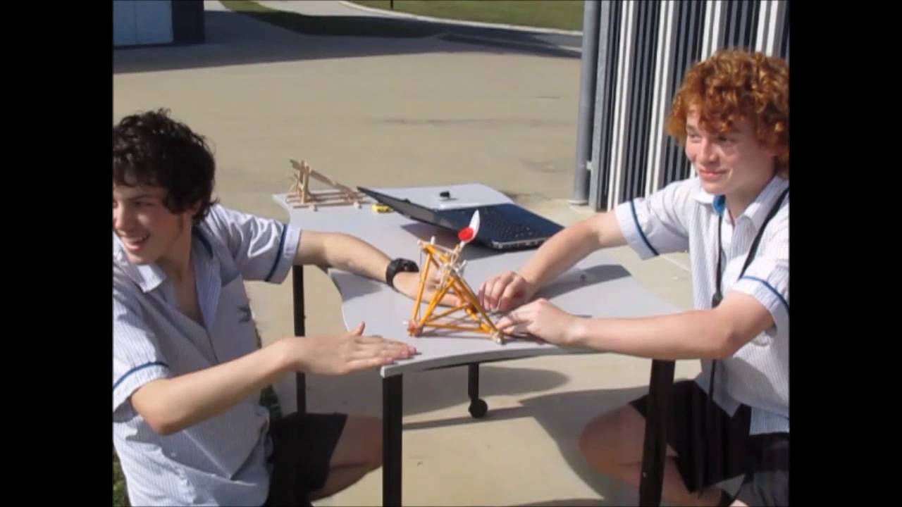 MNBSHS Year 11 Physics Catapults and Trebuchet - YouTube