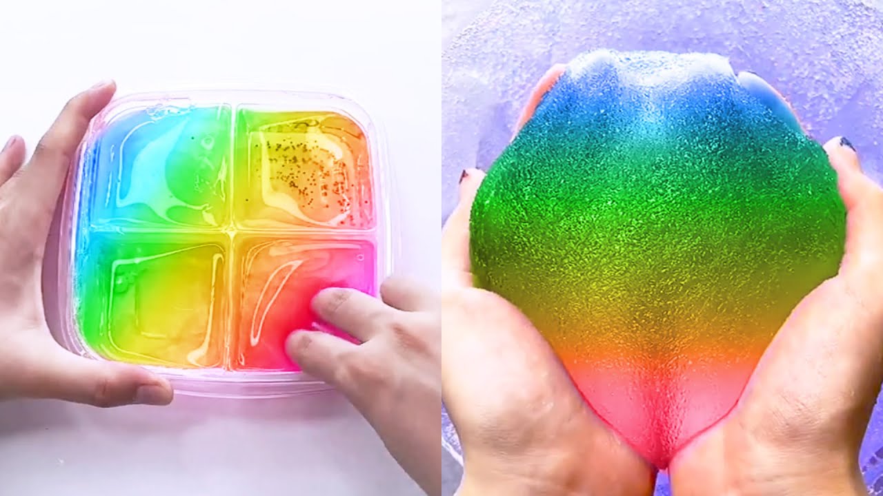 Relaxing Slime Compilation Asmr Oddly Satisfying Video Youtube