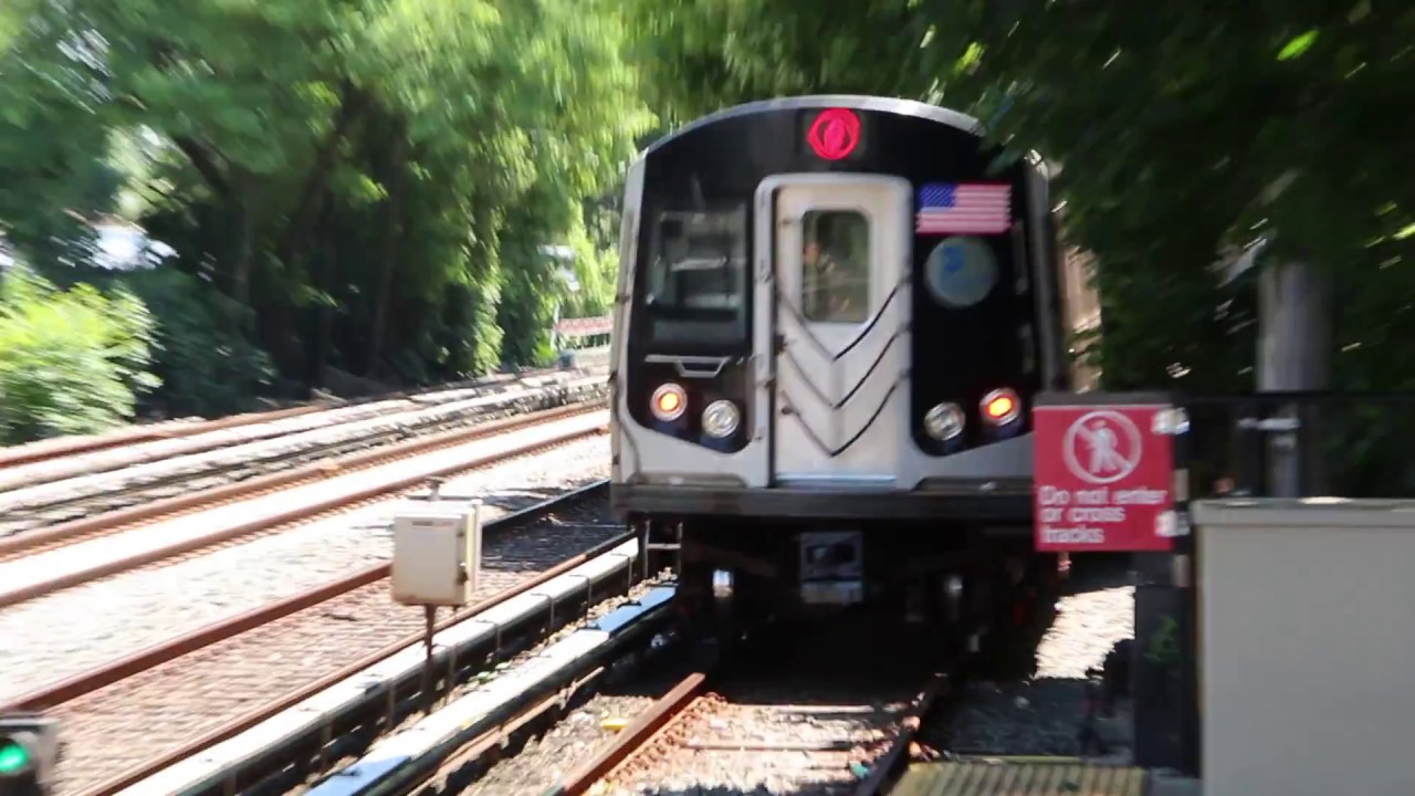 R160 (Q) Train at Avenue M - YouTube