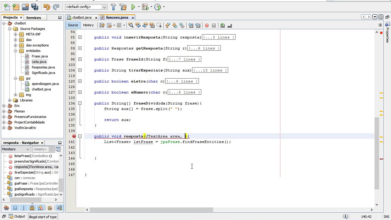 COMO CRIAR CHATBOT EM JAVA e MYSQL AULA 16 logica da conversa part 2 ...