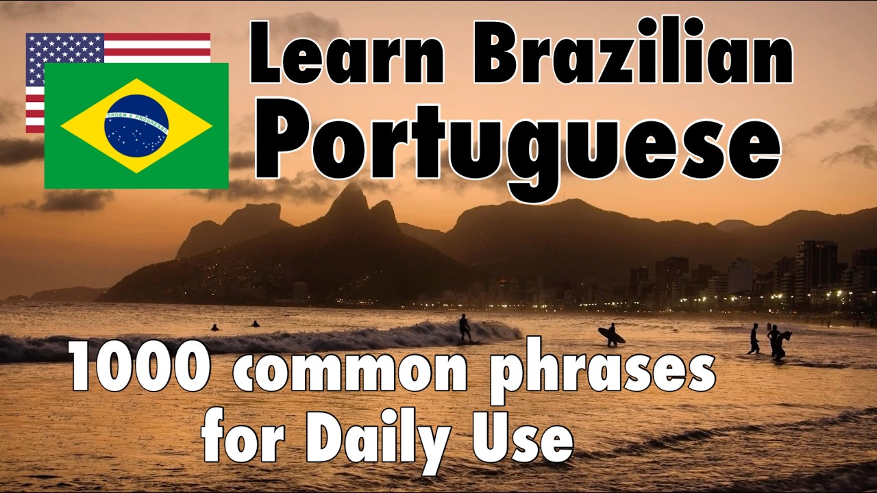 Learn Brazilian Portuguese – 1000 Common Phrases for Everyday Use - YouTube