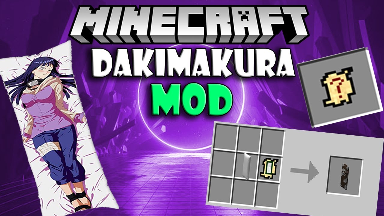 Dakimakura Mod Minecraft (1.12.2) - YouTube