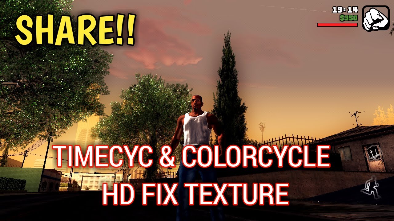 TIMECYC & COLORCYCLE FIX TEXTURE HD GTA SA ANDROID - YouTube