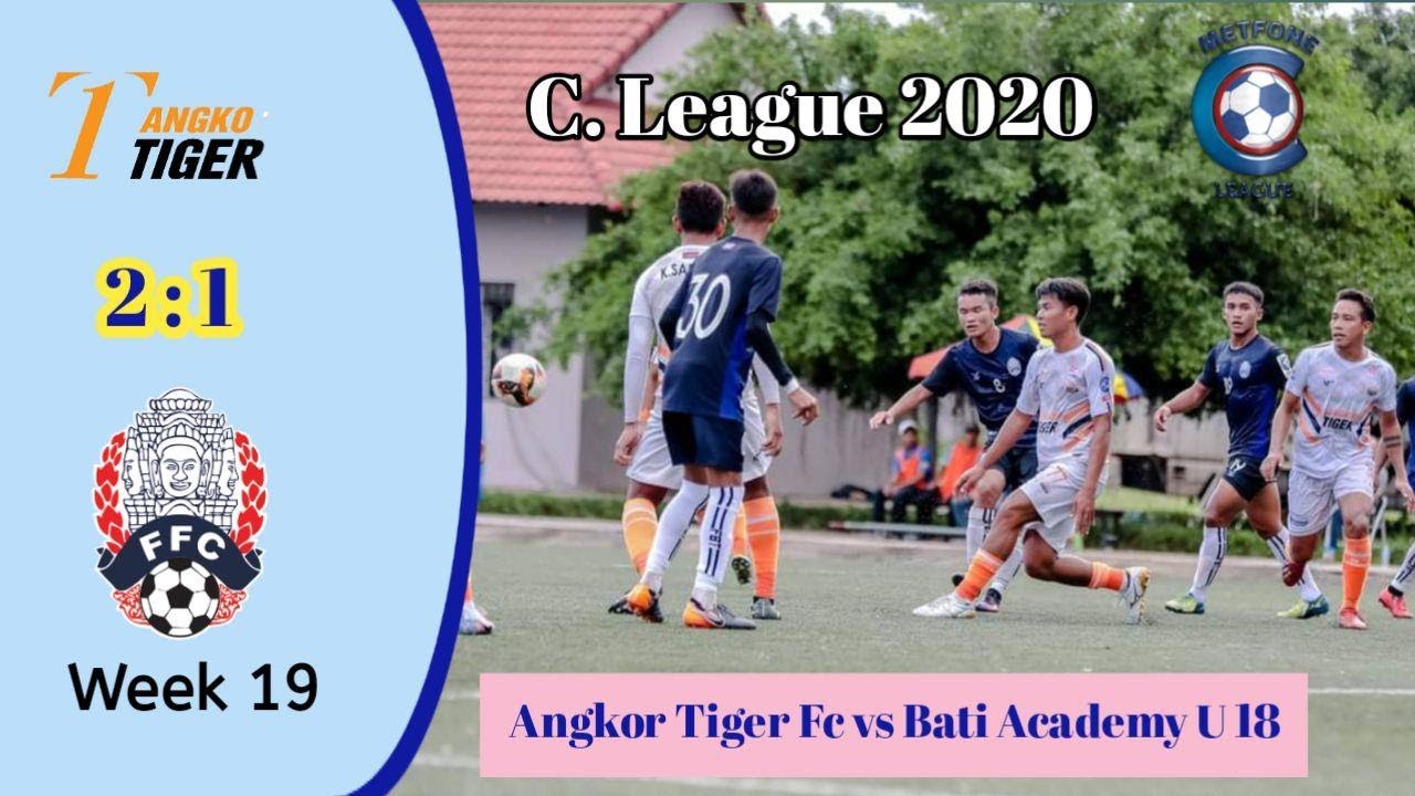 Angkor Tiger fc 2 : 1 Bati Academy U18 / Highlights & Goals / Metfone Cambodia League 2020 - YouTube
