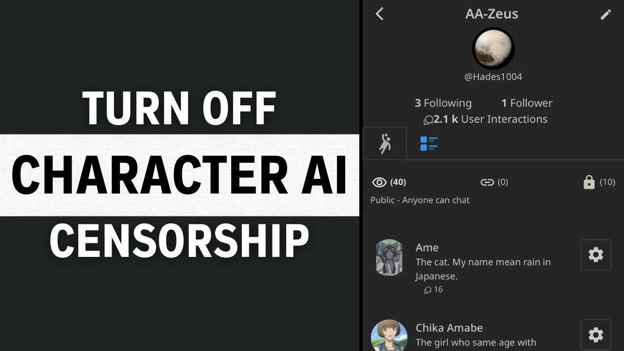 How to Turn Off Censorship on Character AI (Step-by-Step Guide) - YouTube