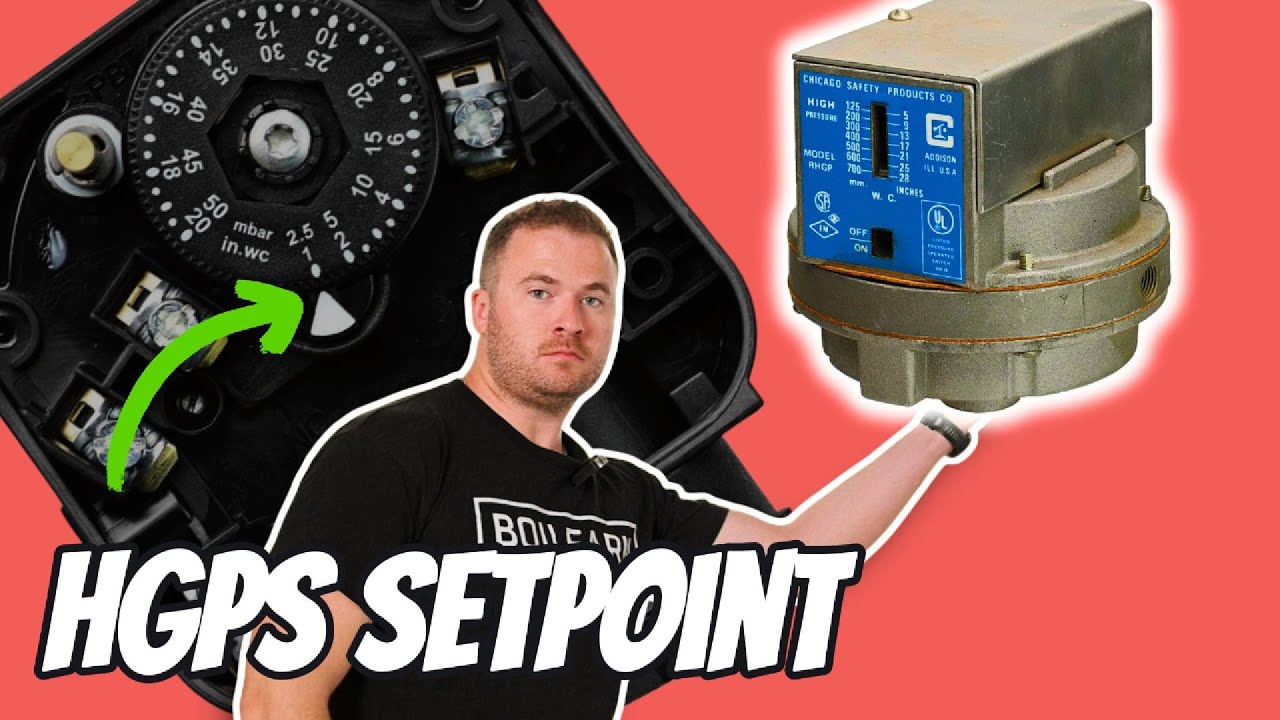 How to Set the Setpoint on a High Gas Pressure Switch - YouTube