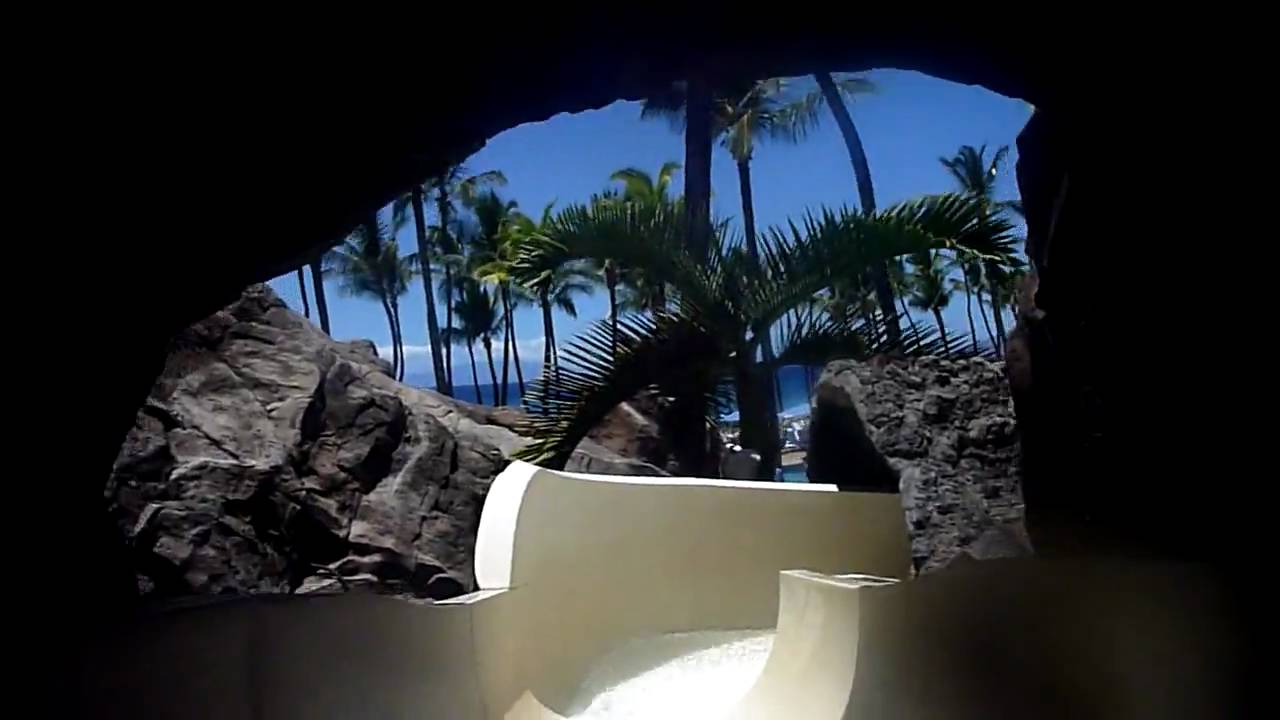 Grand Wailea Pool Slide - YouTube