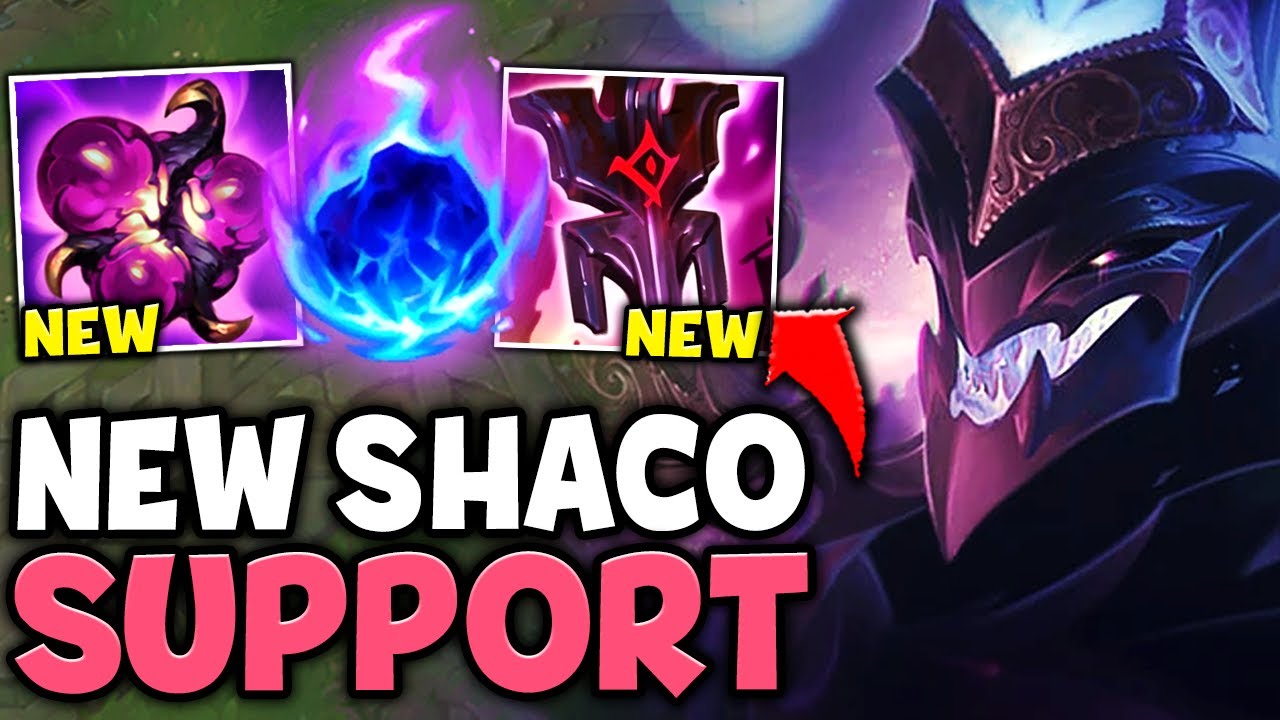 SHACO SUPPORT IS BACK FOR SEASON 14! (BRAND NEW BUILD PATH) - YouTube