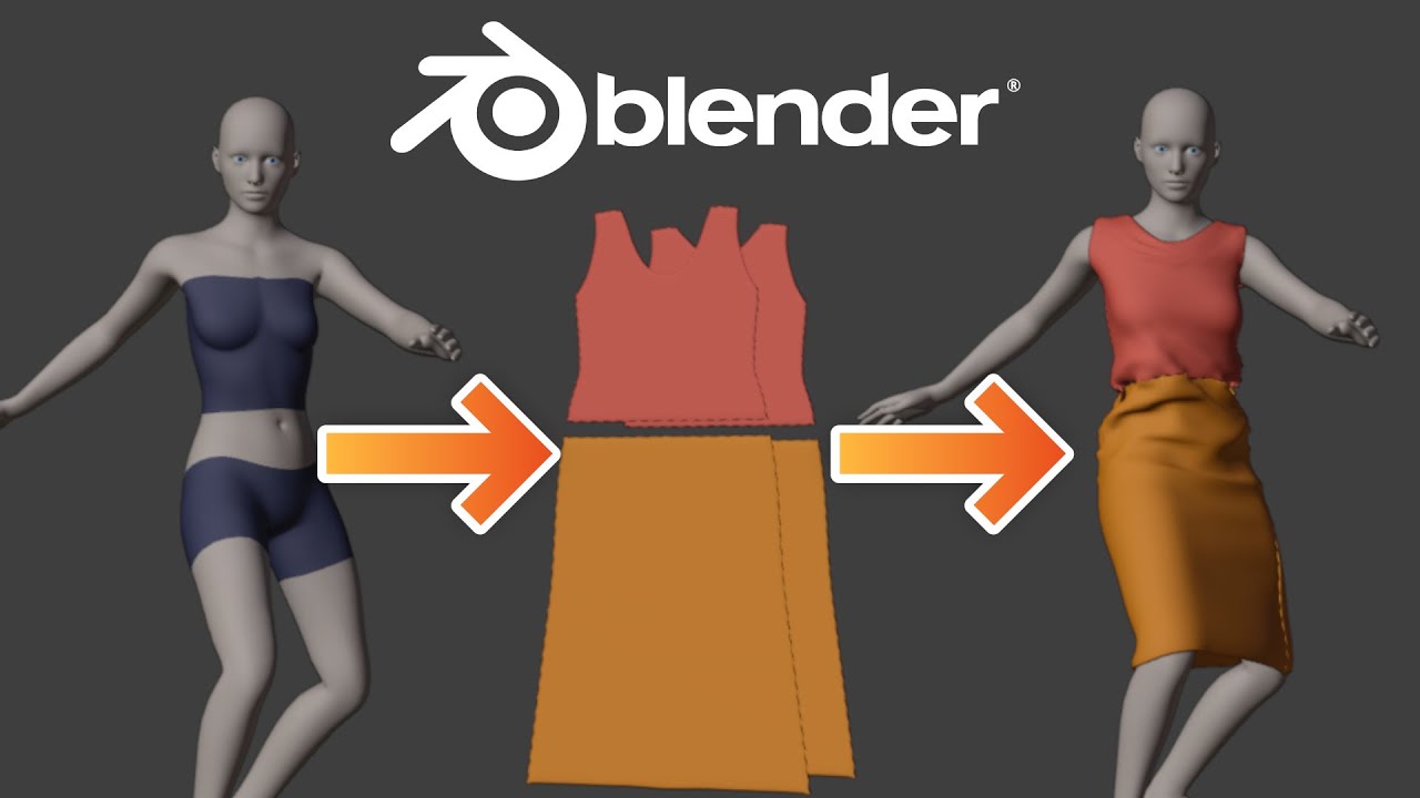 Make a Dress in Blender 4.3 | Beginners - YouTube