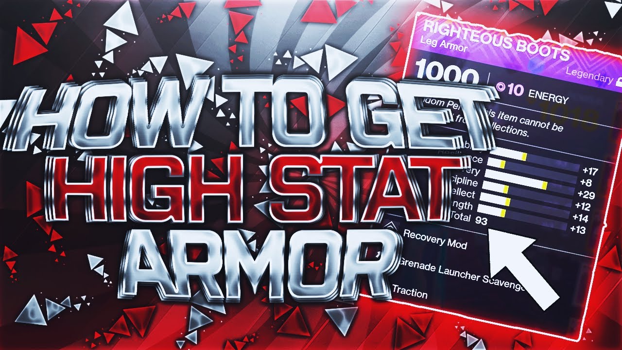 Destiny 2 - How To Get High Stat Armor! New Insane Way (Season Of the ...